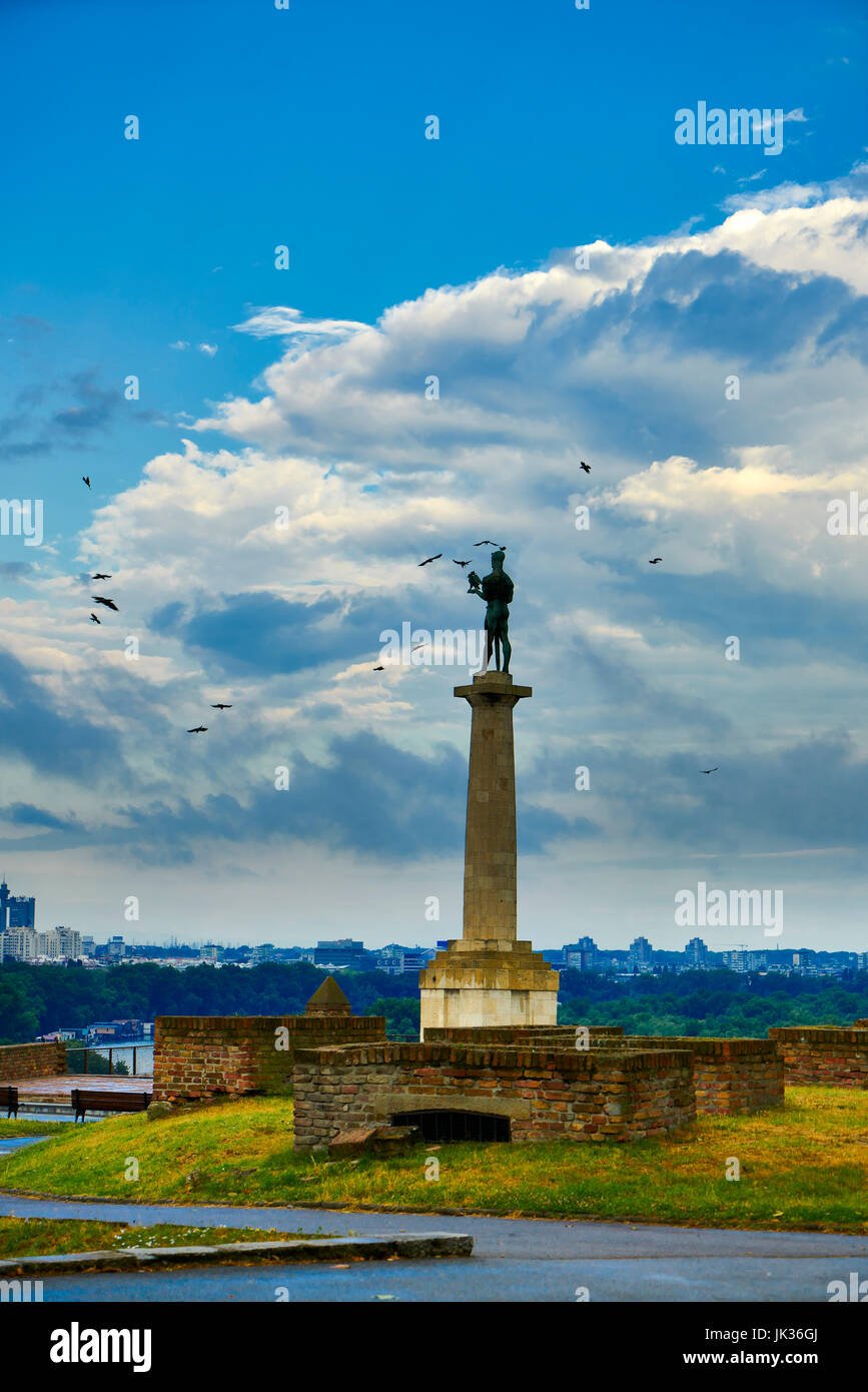 Belgrades statue of the victor hi-res stock photography and images - Alamy