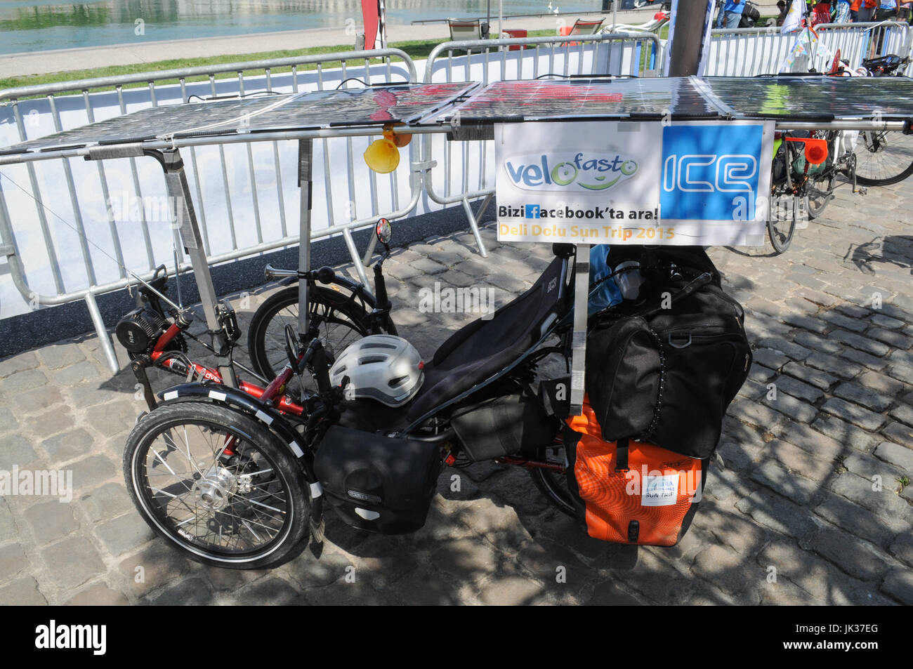 The Sun Trip Tour arrives in Lyon (France Stock Photo - Alamy