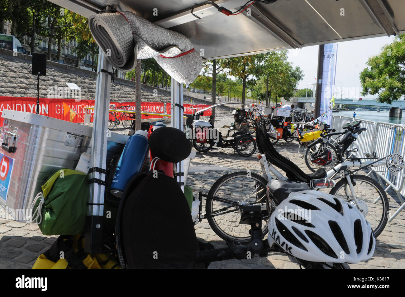 The Sun Trip Tour arrives in Lyon (France Stock Photo - Alamy