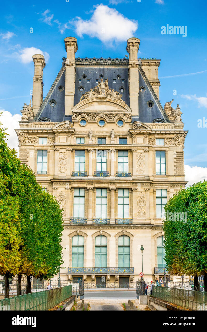 The Denon Wing of the Lourve in Paris Stock Photo - Alamy