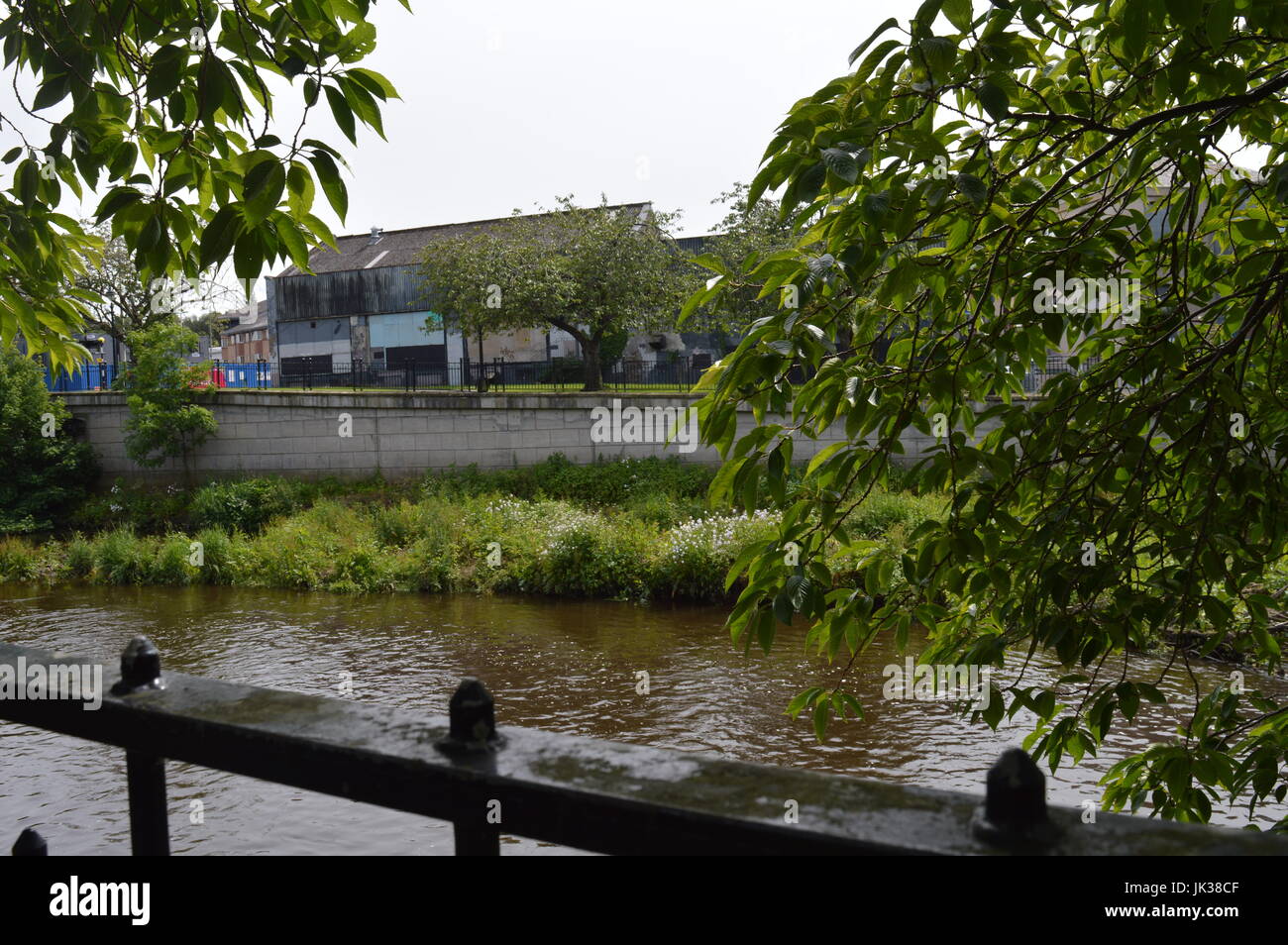A view of a river in Paisley Stock Photo - Alamy
