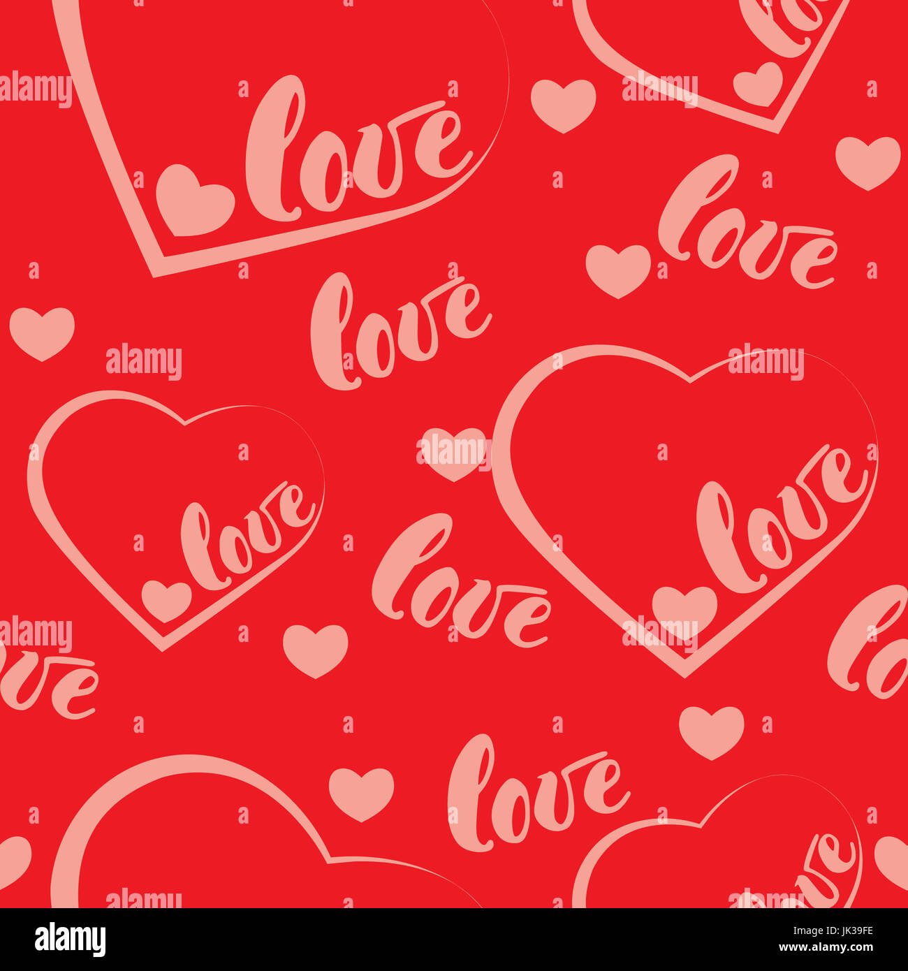 Romantic red heart background. illustration for holiday design. Many ...