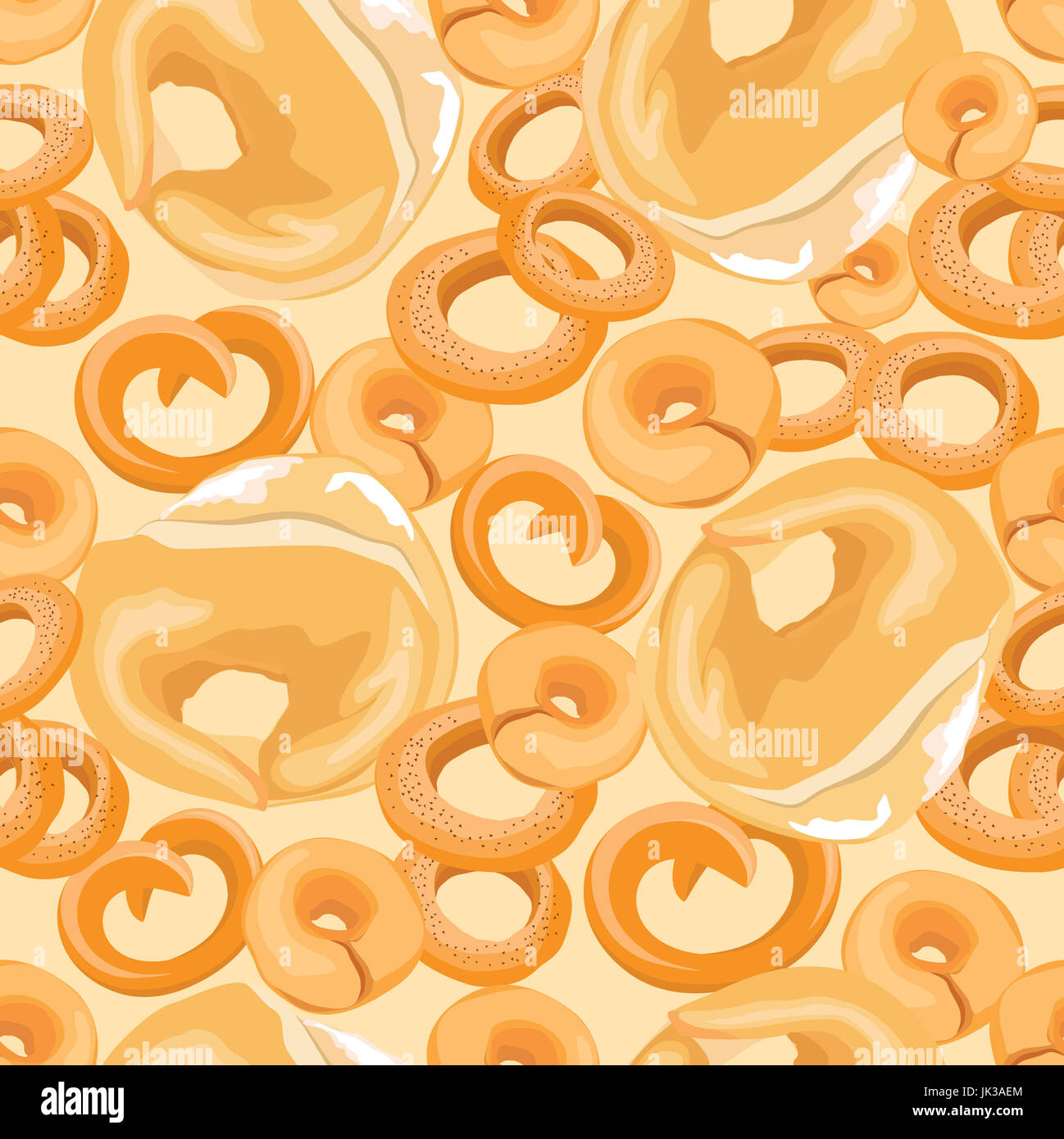 Bread pattern. Grain food seamless background. Food bread - rye bread ...