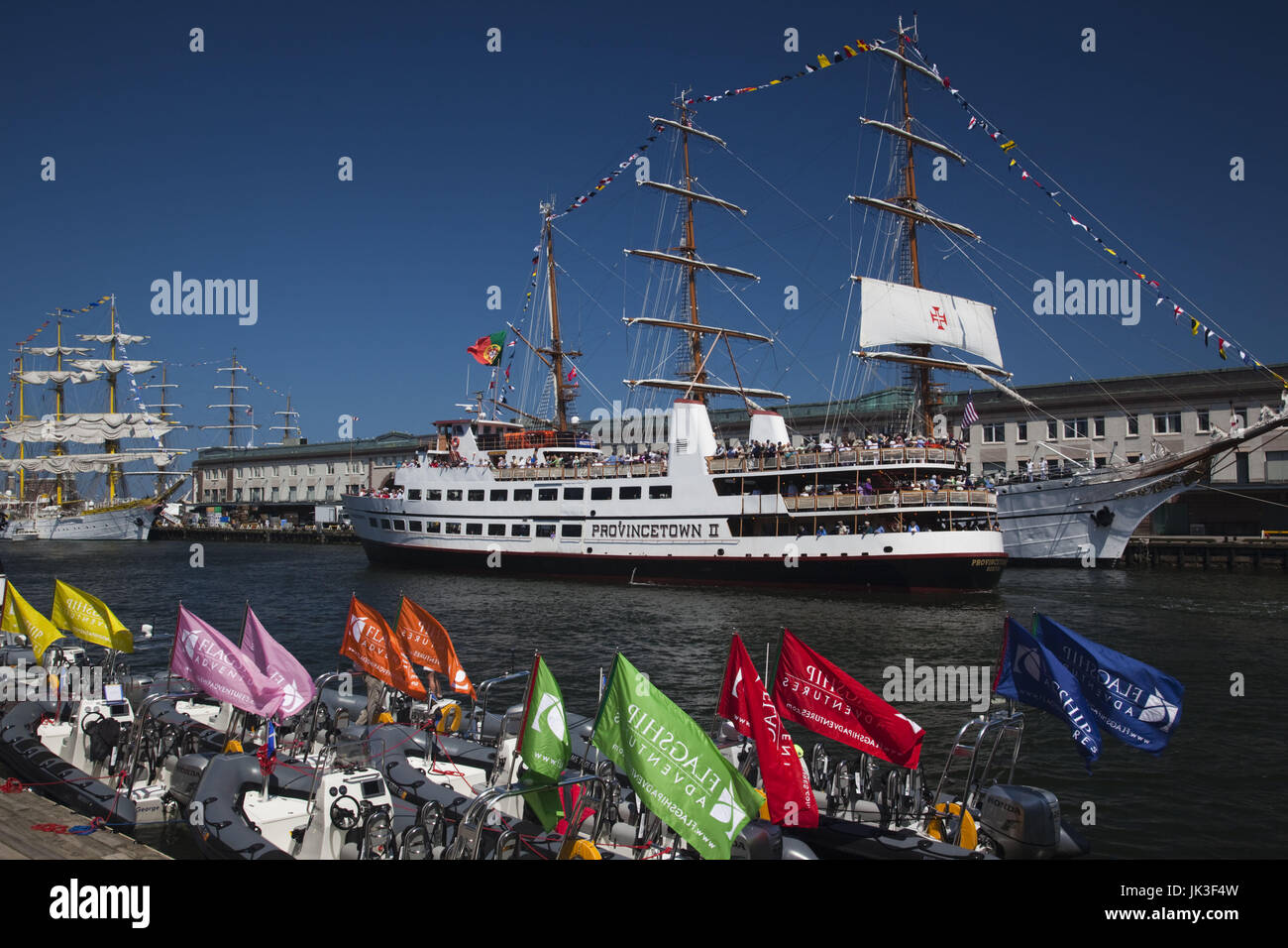Tall ships by world trade center hi-res stock photography and images ...