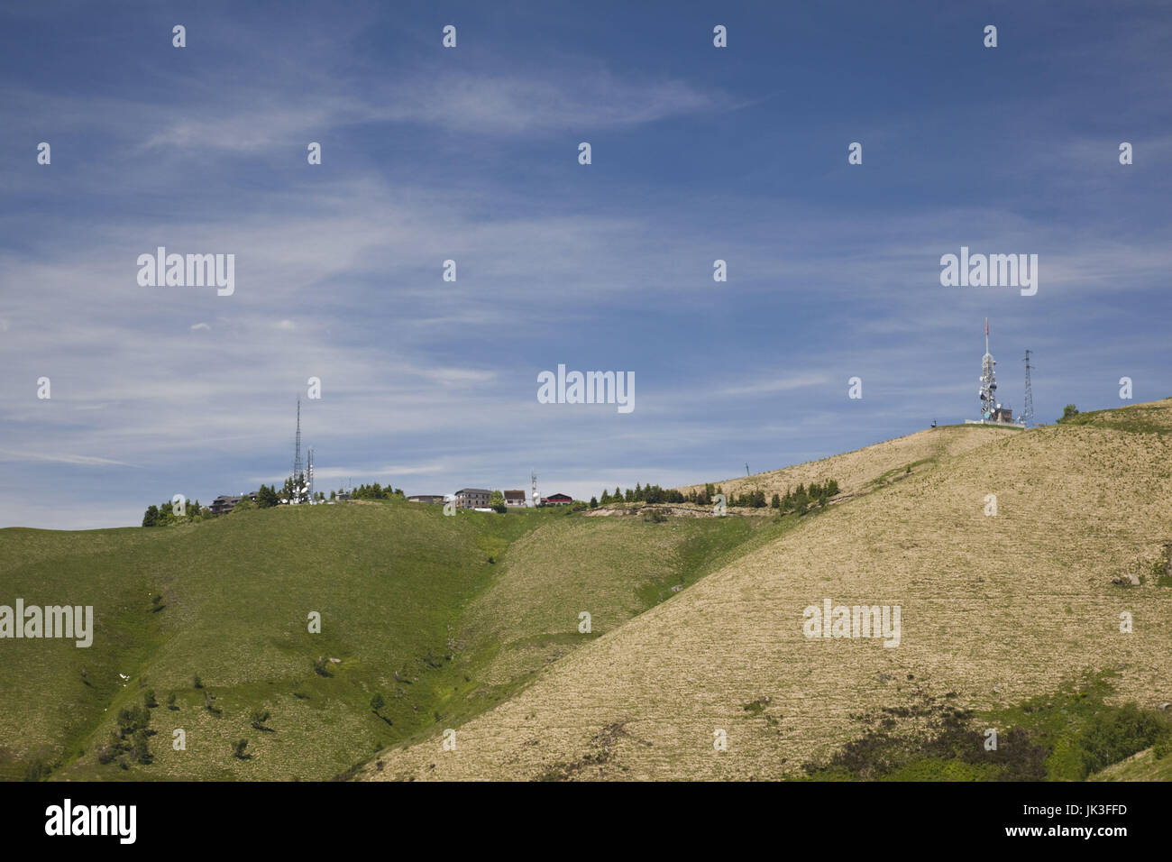 Italy, Piedmont, Lake Maggiore, Mottarone, Mount Mottarone peak , el ...