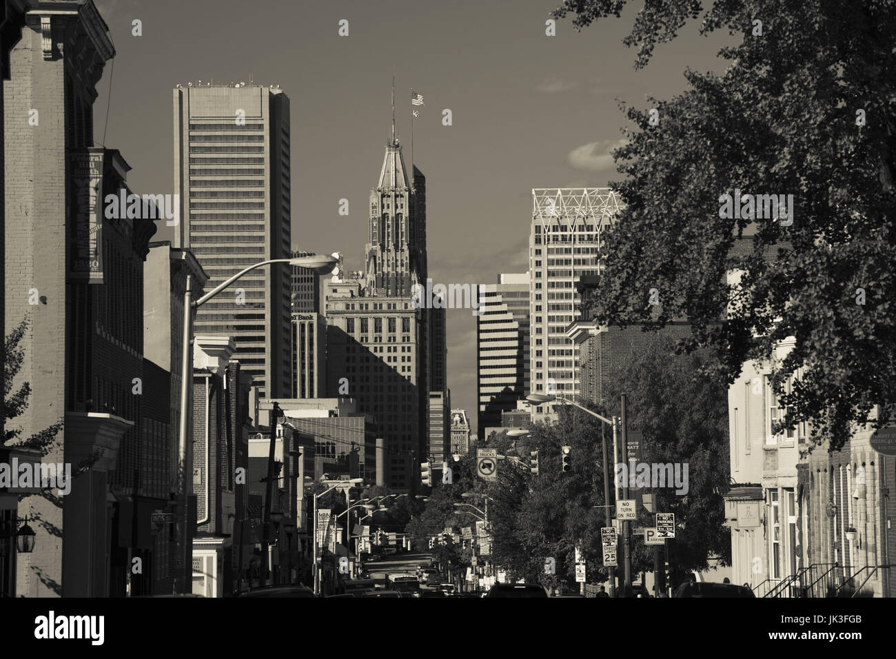 USA, Maryland, Baltimore, city view from Light Street Stock Photo - Alamy