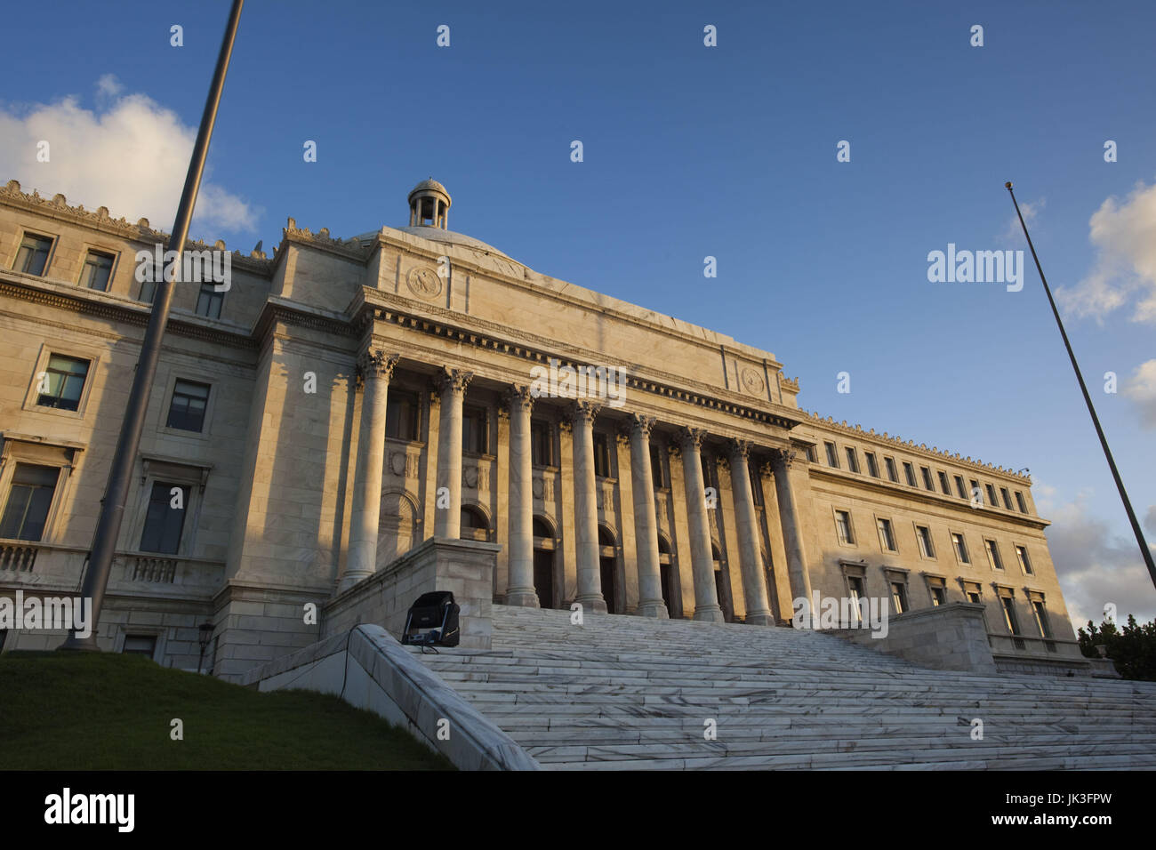 Puerto Rico, San Juan, El Capitolio, Government Capitol building, dawn ...