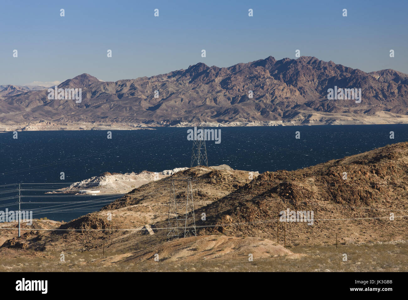 USA, Nevada, Boulder City, by Hoover Dam, Lake Mead Stock Photo - Alamy