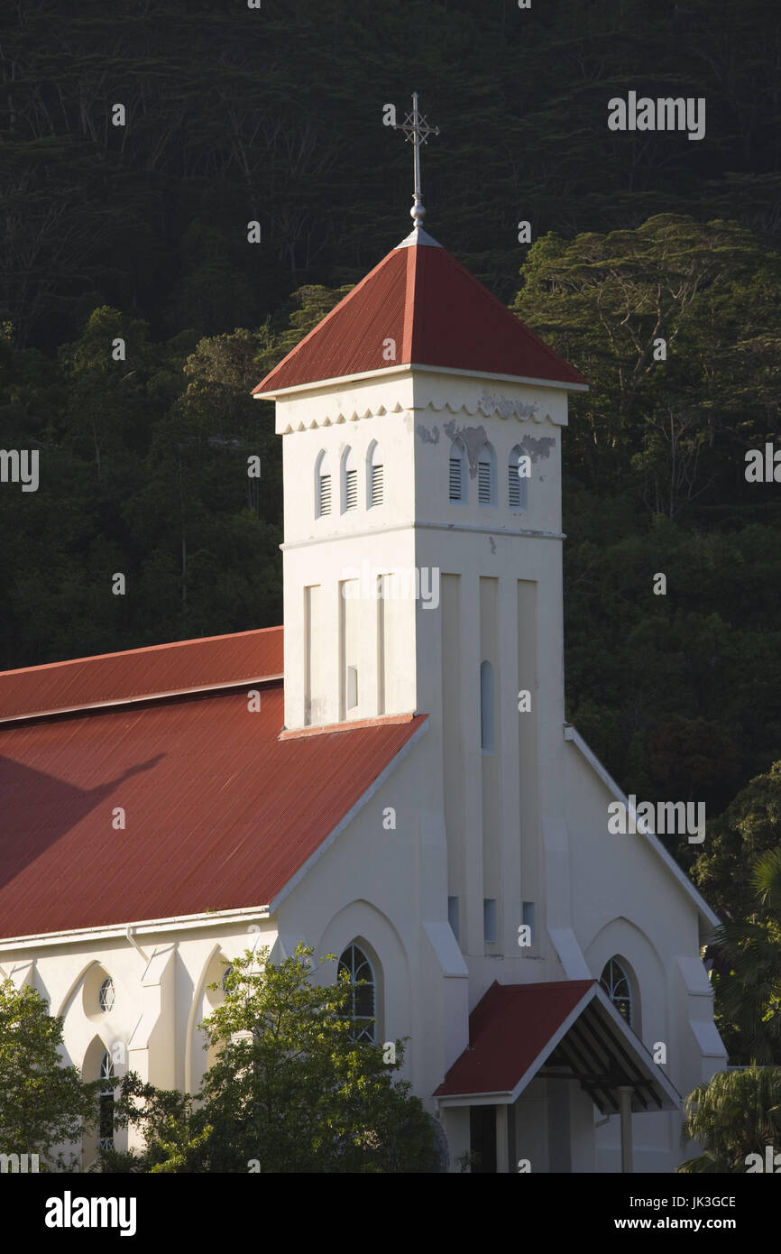 Seychelles, Mahe Island, Cascade, St. Andrew Church Stock Photo - Alamy