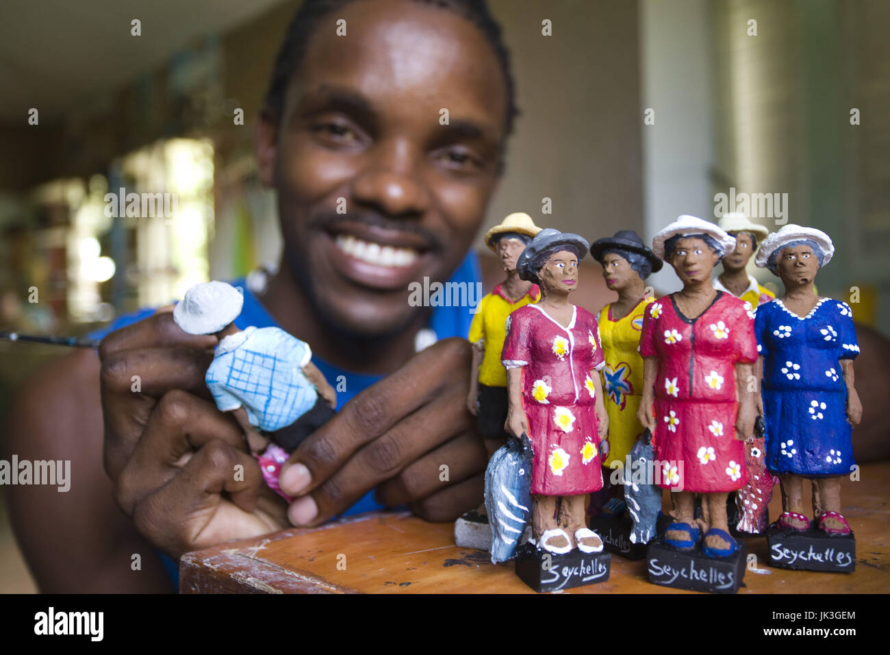 Seychelles Mahé Island Craft Village High Resolution Stock Photography ...