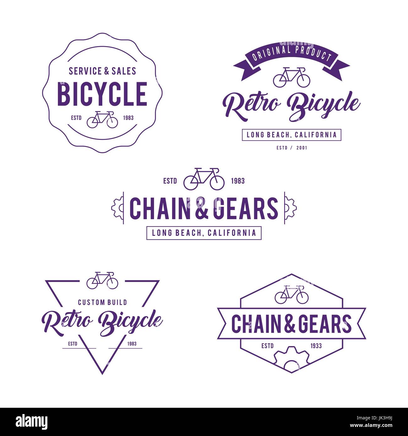 Bicycle in mountain graphic Cut Out Stock Images & Pictures - Alamy