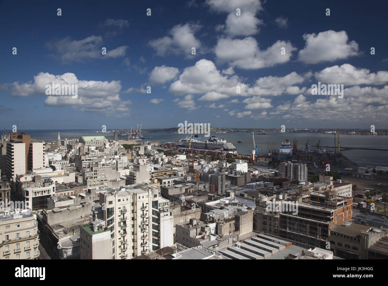 Aerial of port of montevideo hi-res stock photography and images - Alamy