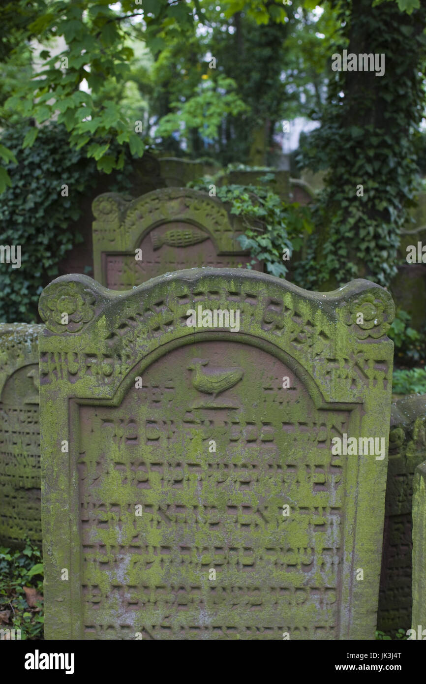 Germany, Hessen, Frankfurt am Main, Frankfurt Jewish cemetery, Old ...