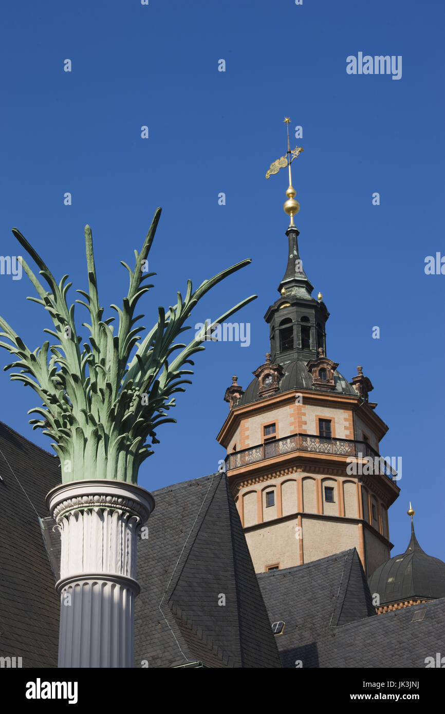 Germany, Sachsen, Leipzig, Nikolaikirche church exterior Stock Photo ...
