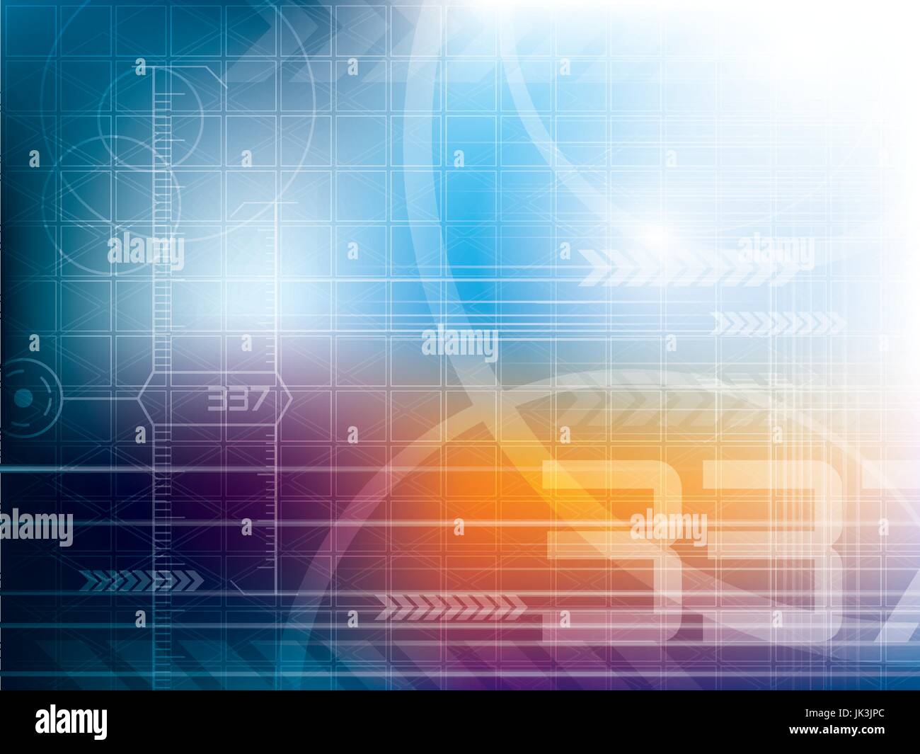 Abstract background of futuristic technology Stock Vector Image & Art ...
