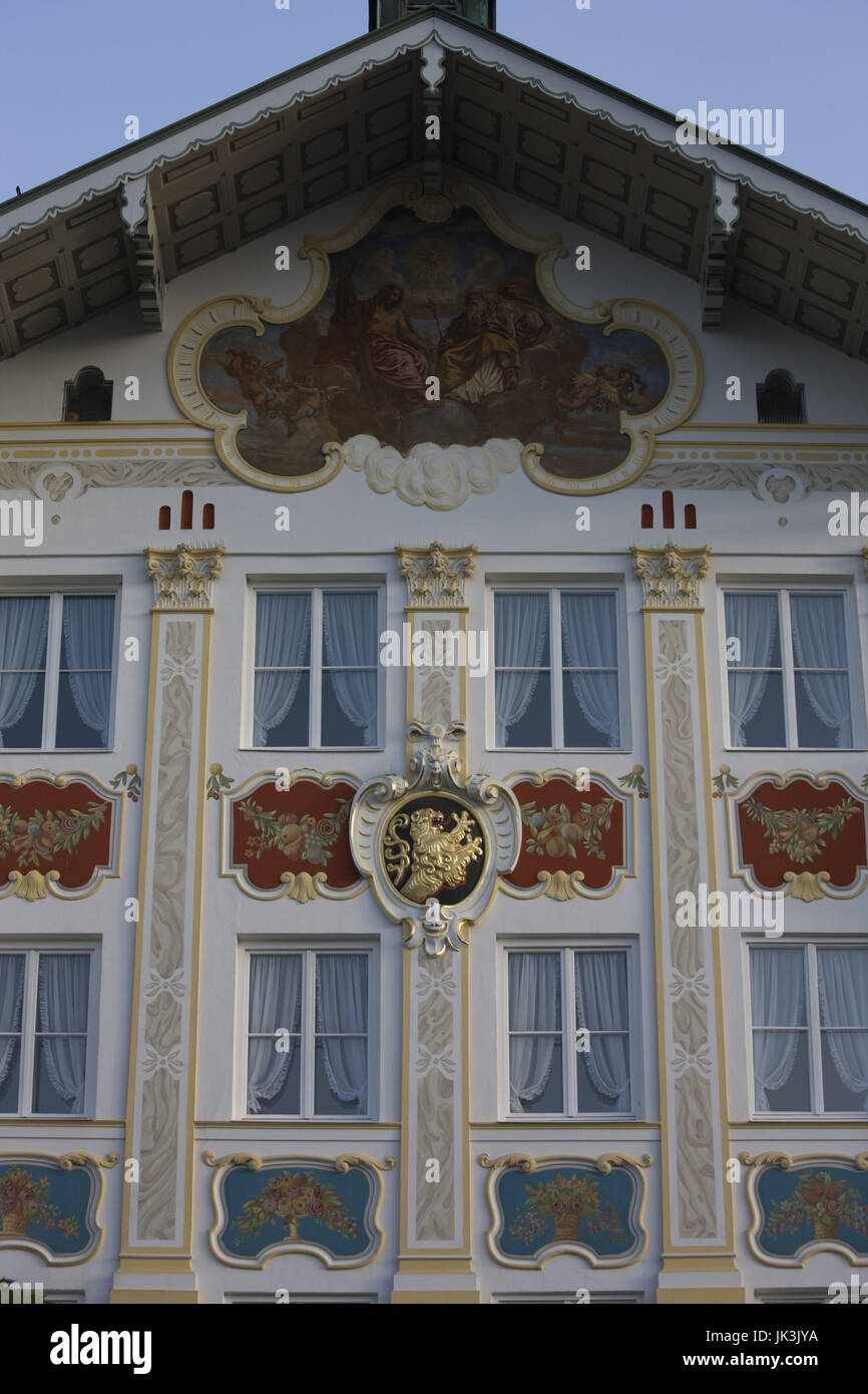 Germany, Bavaria, Bad Tölz, Painted building Stock Photo - Alamy