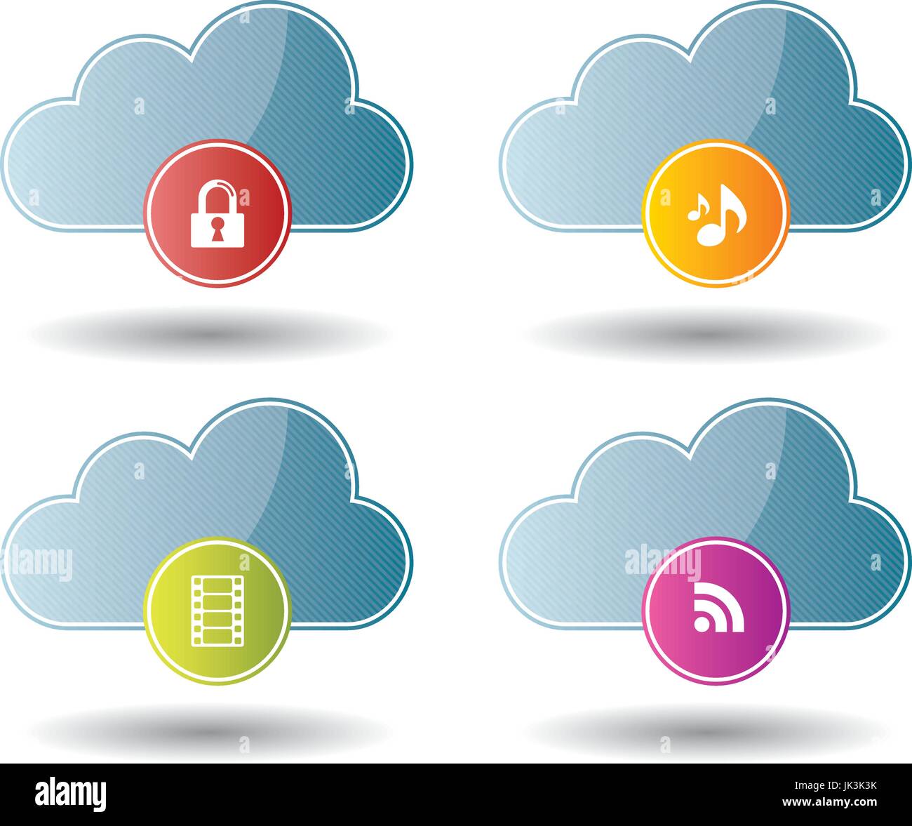 Cloud computing concept vector illustration Stock Vector Image & Art ...