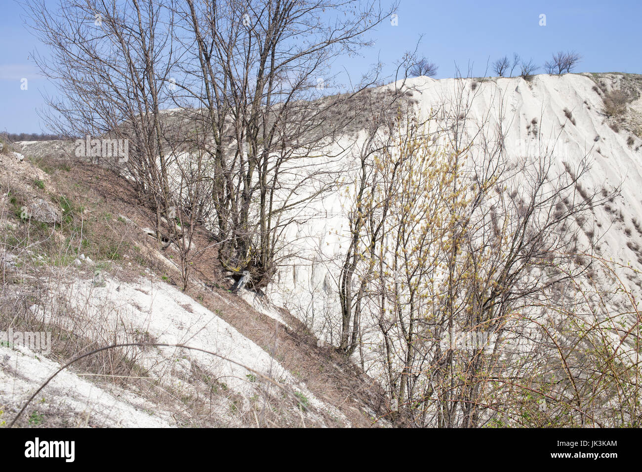 Beautiful view of the limestone quarry Stock Photo - Alamy
