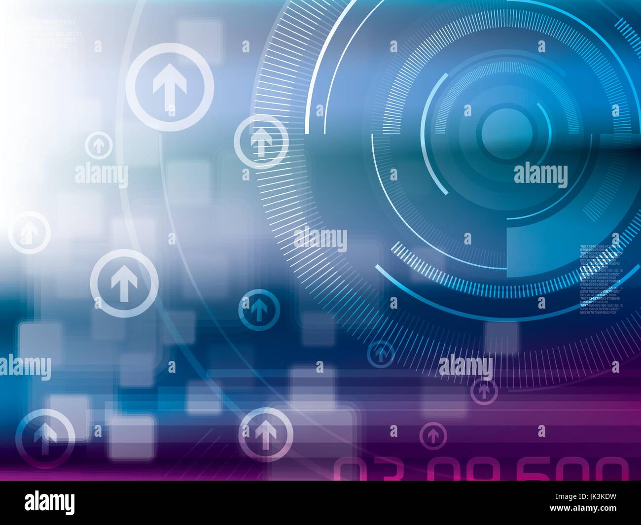 Illustration of futuristic abstract background technology Stock Vector ...
