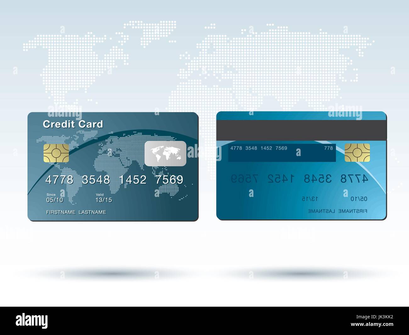 credit card in vector, the financial business Stock Vector Image & Art ...