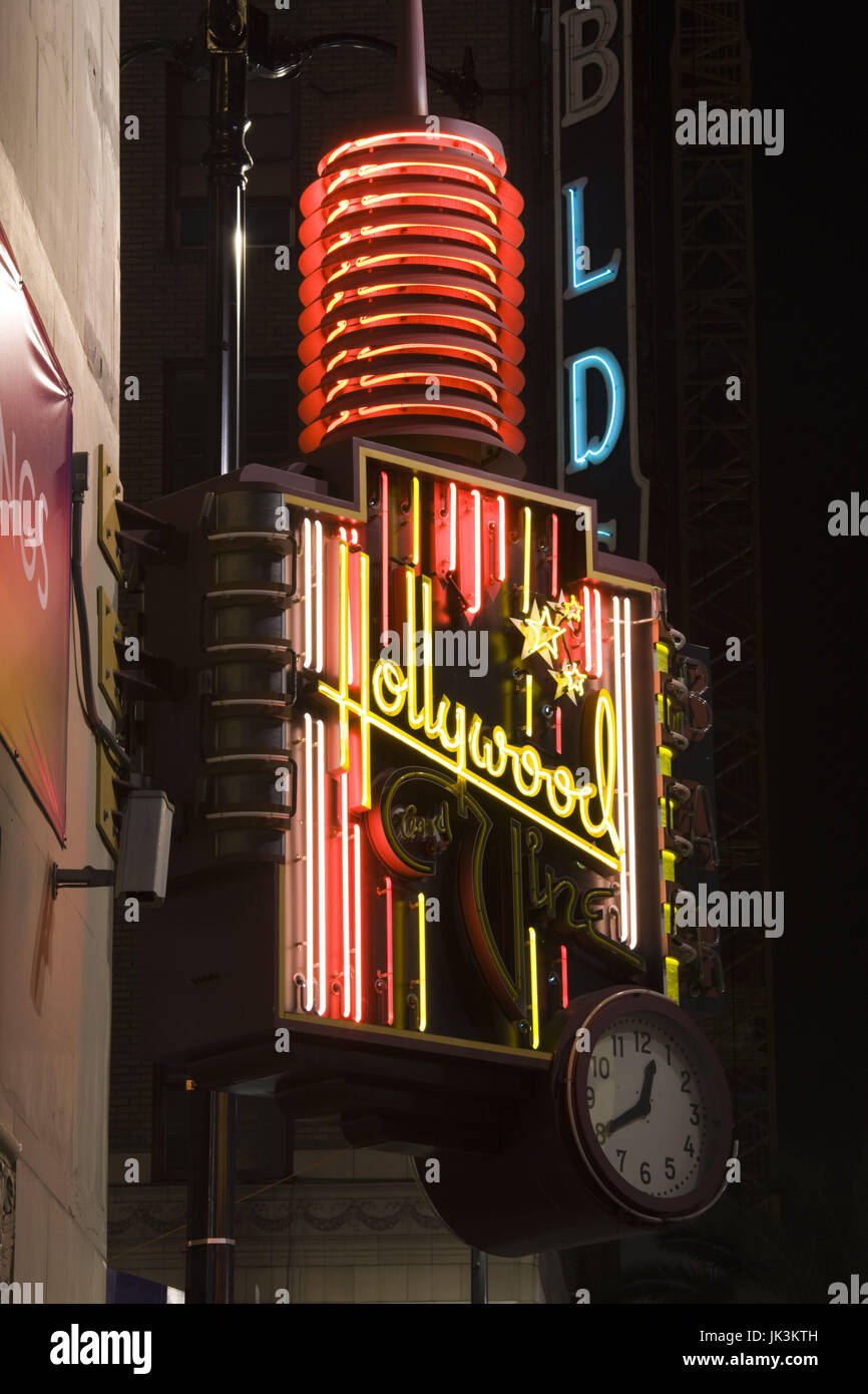Hollywood sign neon sign hi-res stock photography and images - Alamy