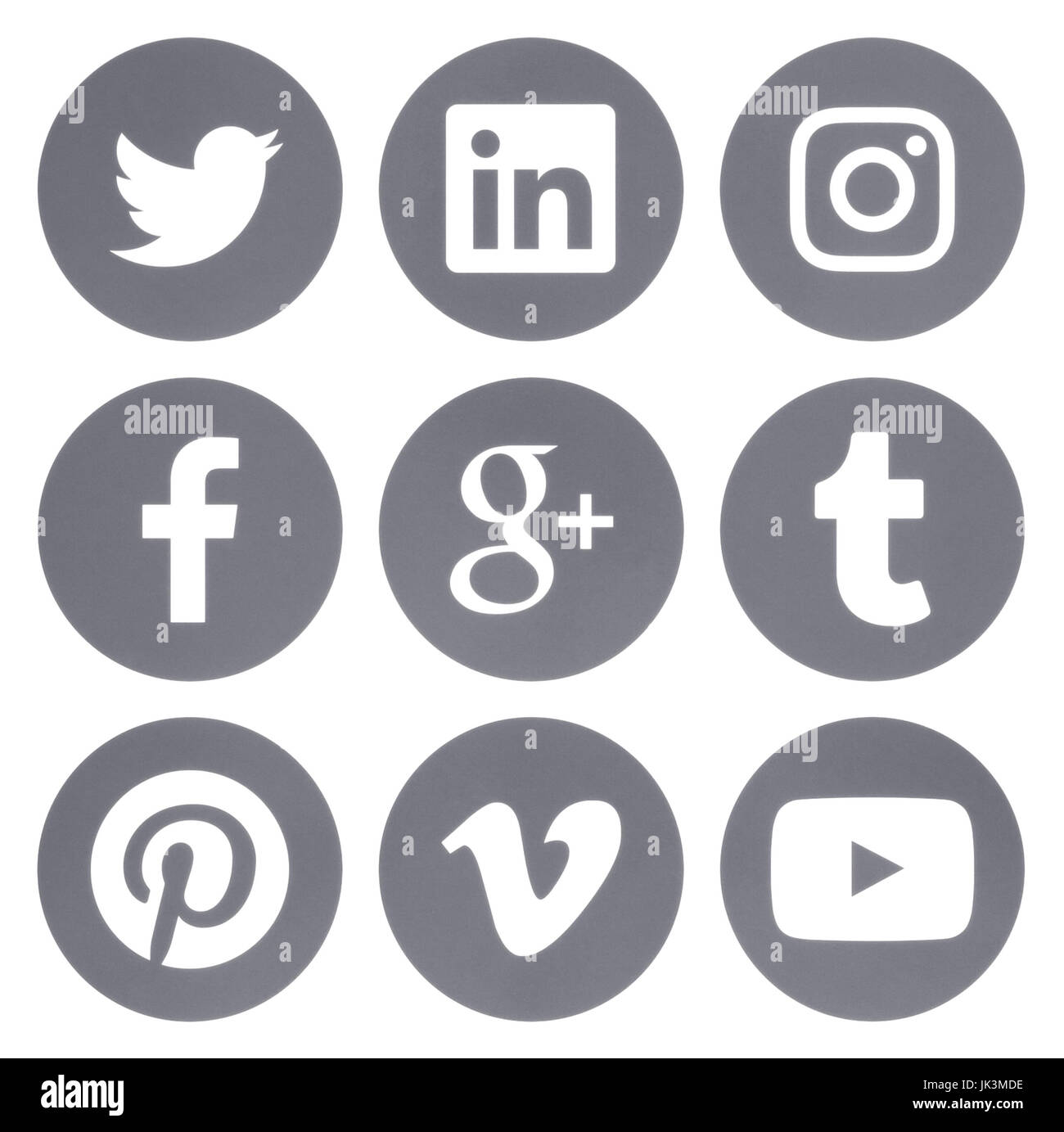 Logos social media messenger Cut Out Stock Images & Pictures - Alamy