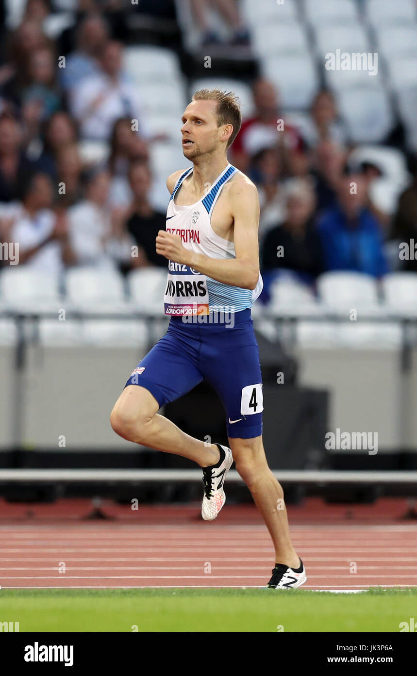 Great Britain's Steve Morris on his way to winning the Men's 800m T20 ...