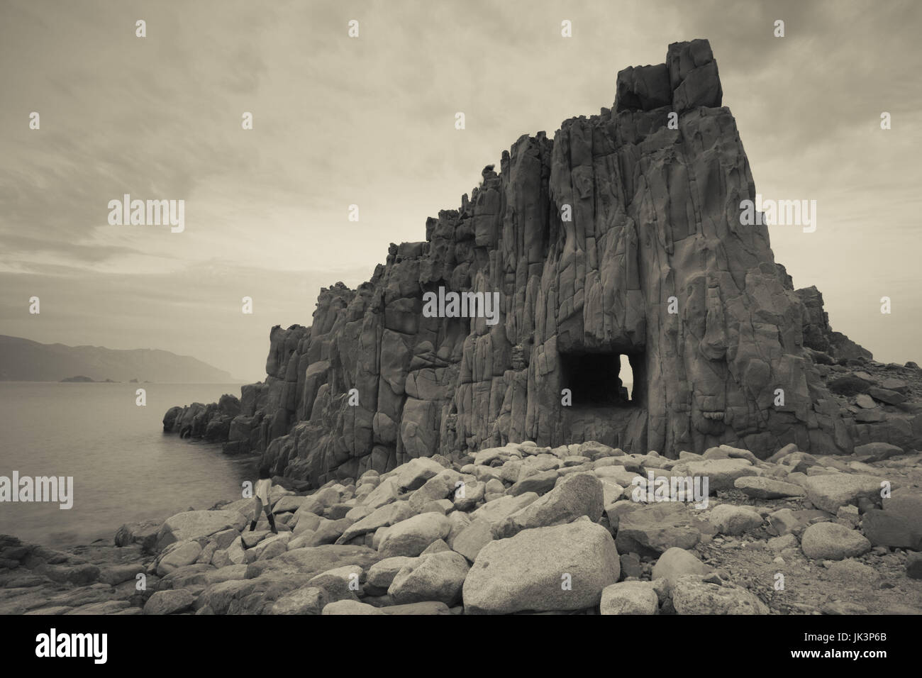 Italy, Sardinia, Eastern Sardinia, Ogliastra area, Arbatax, Rocce Rosse ...