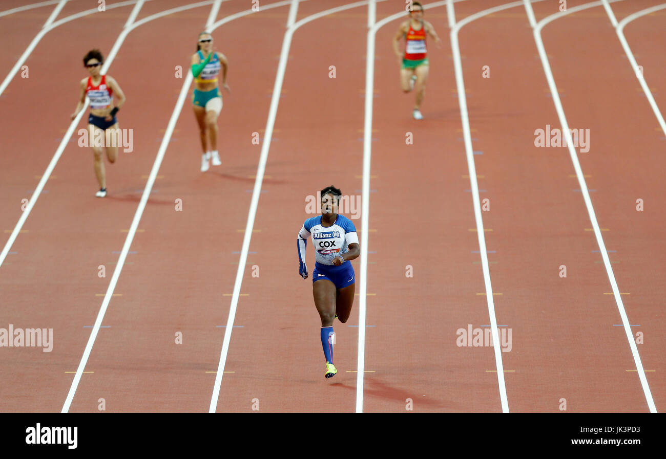 Great Britain's Kadeena Cox in action in the Women's 400m T38 Final ...