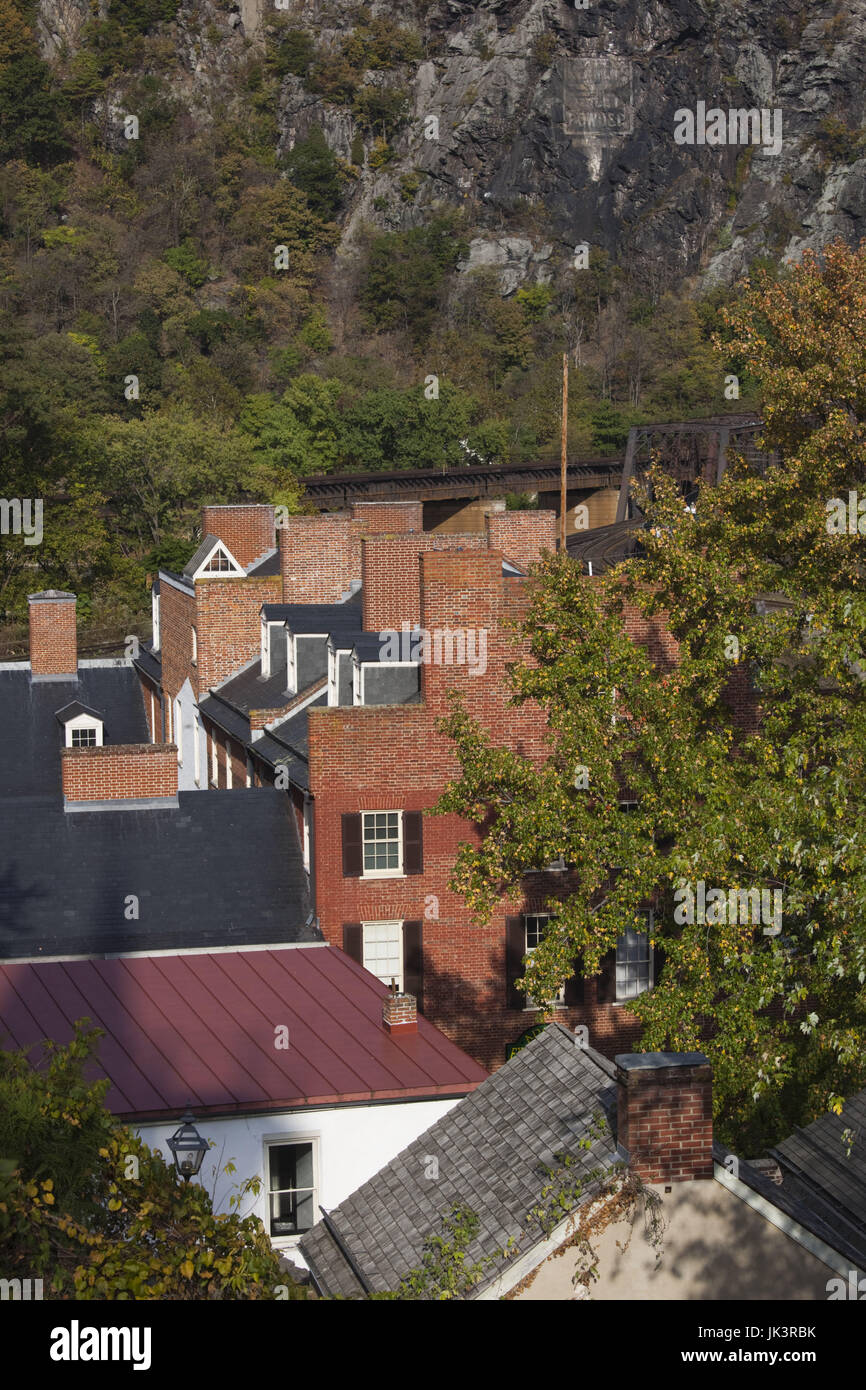 USA, West Virginia, Harpers Ferry, Harpers Ferry National Historic Park ...