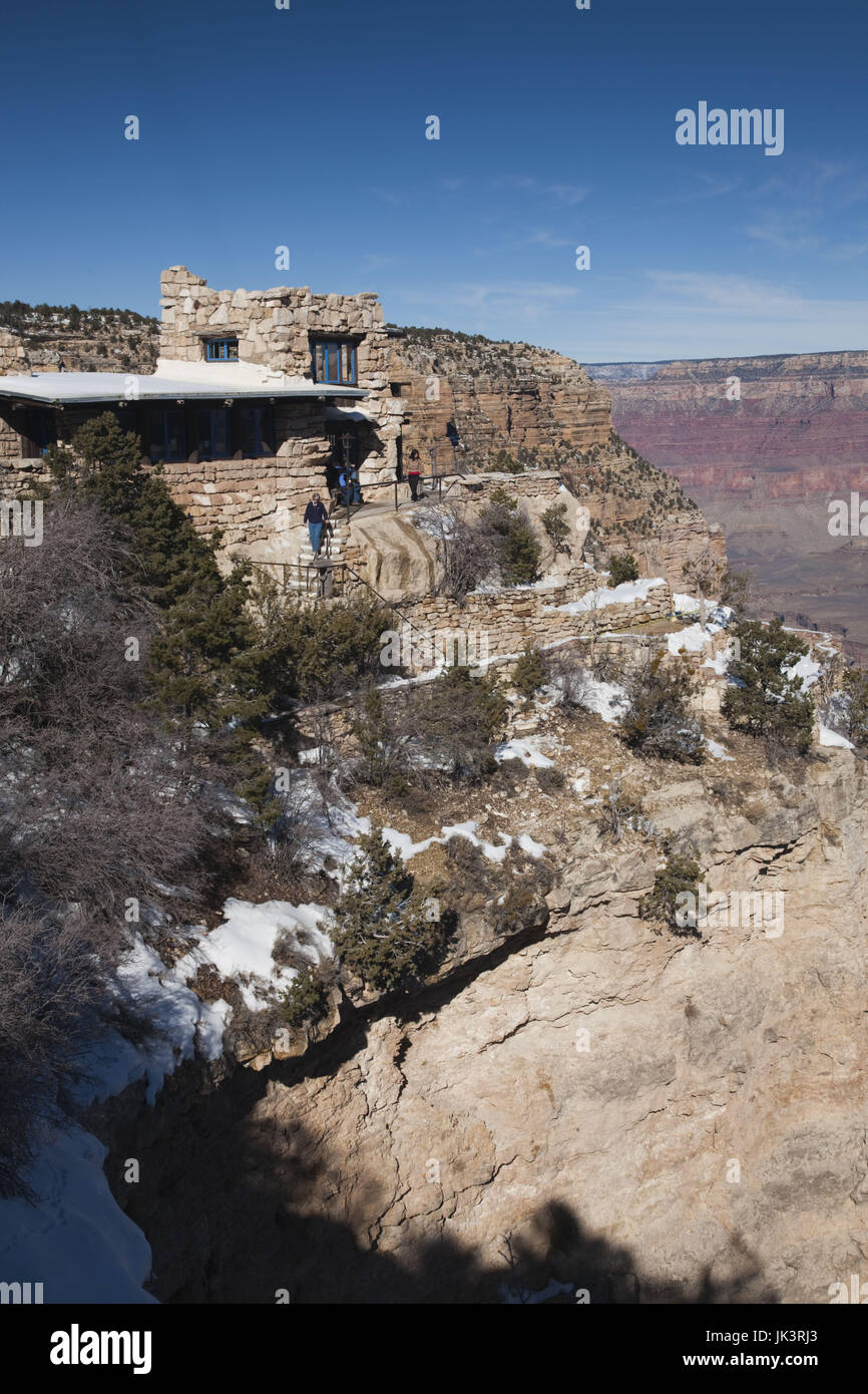 USA, Arizona, Grand Canyon National Park, Grand Canyon Village, Lookout ...