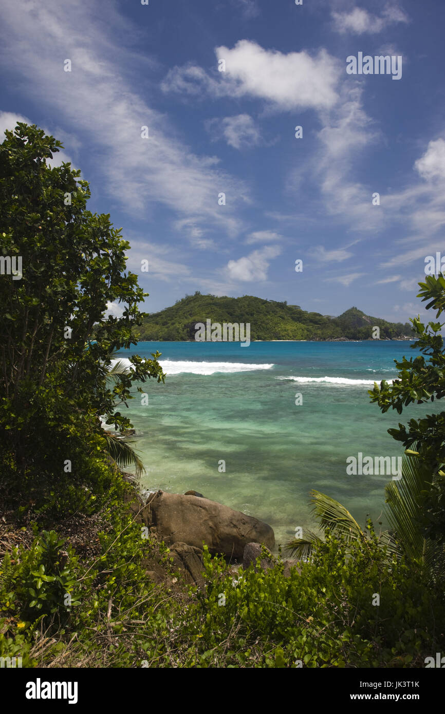 Seychelles, Mahe Island, Port Launay Marine National Park Stock Photo ...