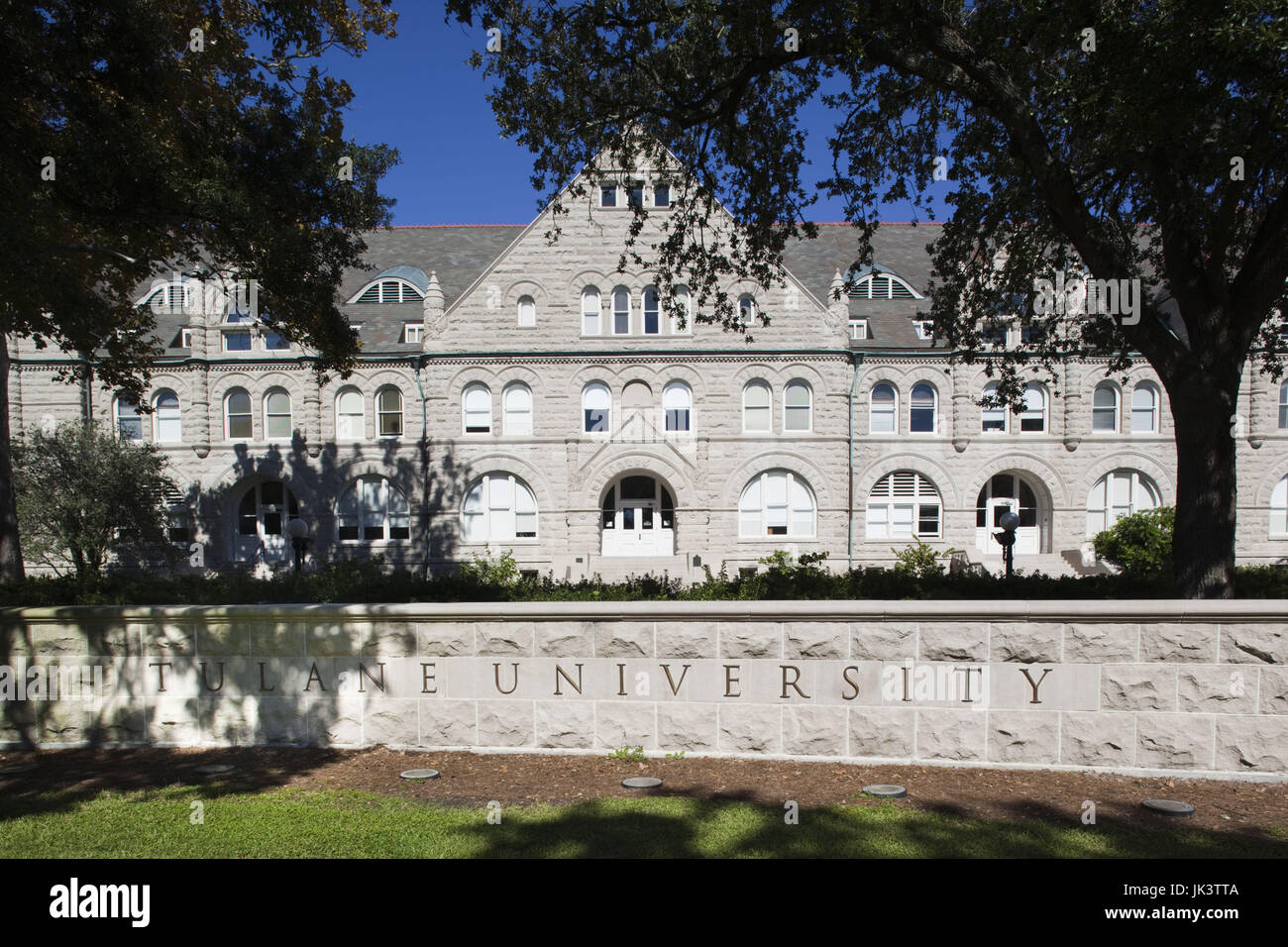 USA, Louisiana, New Orleans, Tulane University, exterior Stock Photo ...