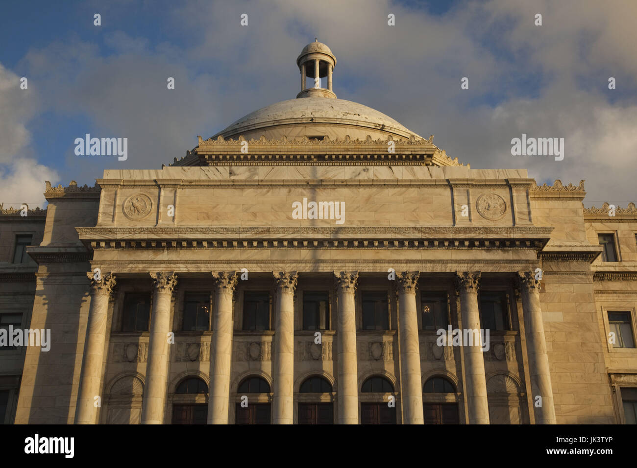 Puerto Rico, San Juan, El Capitolio, Government Capitol building, dawn ...