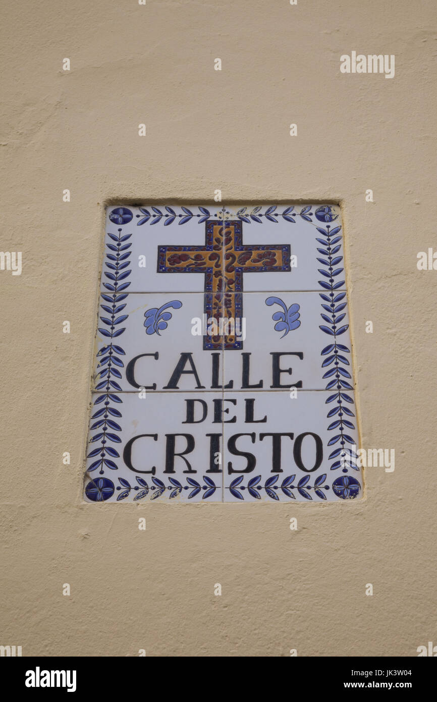 Puerto Rico, San Juan, Old San Juan, Calle del Cristo, Christ Street ...