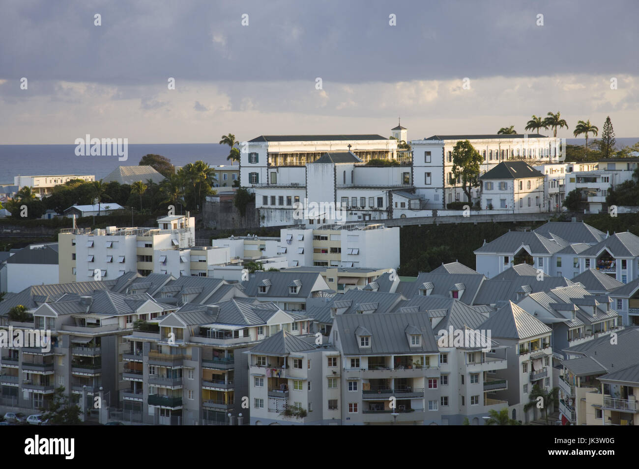 France, Reunion Island, St-Denis, town view, morning Stock Photo - Alamy