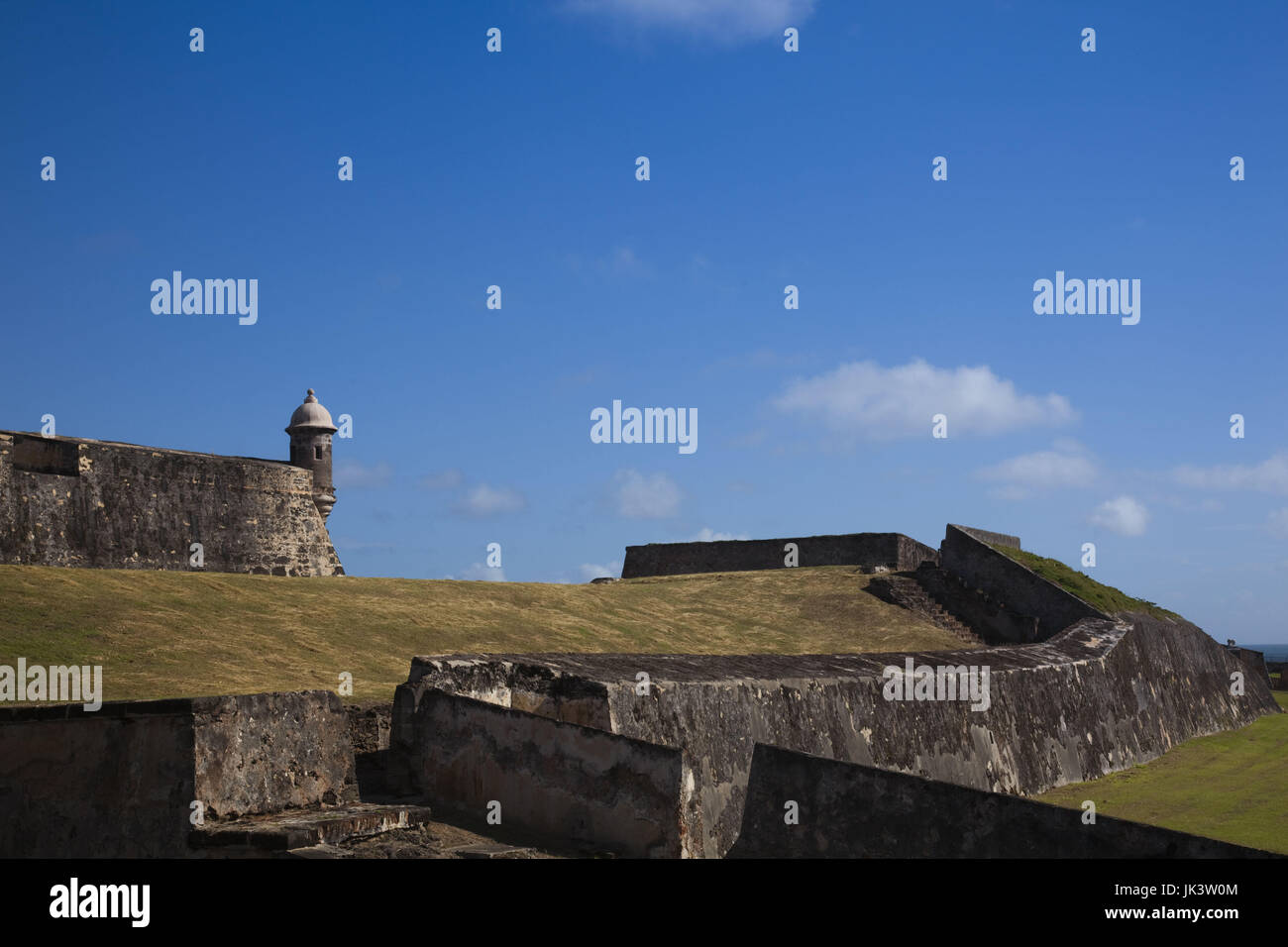Puerto Rico, San Juan, Old San Juan, Fort San Cristobal, National ...