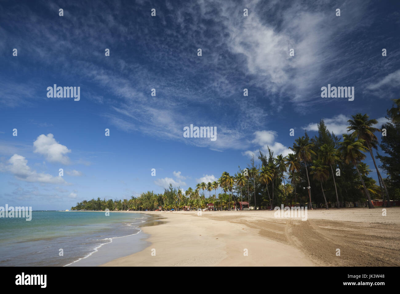 Puerto Rico, East Coast, Luquillo, Playa Luquillo Beach Stock Photo - Alamy