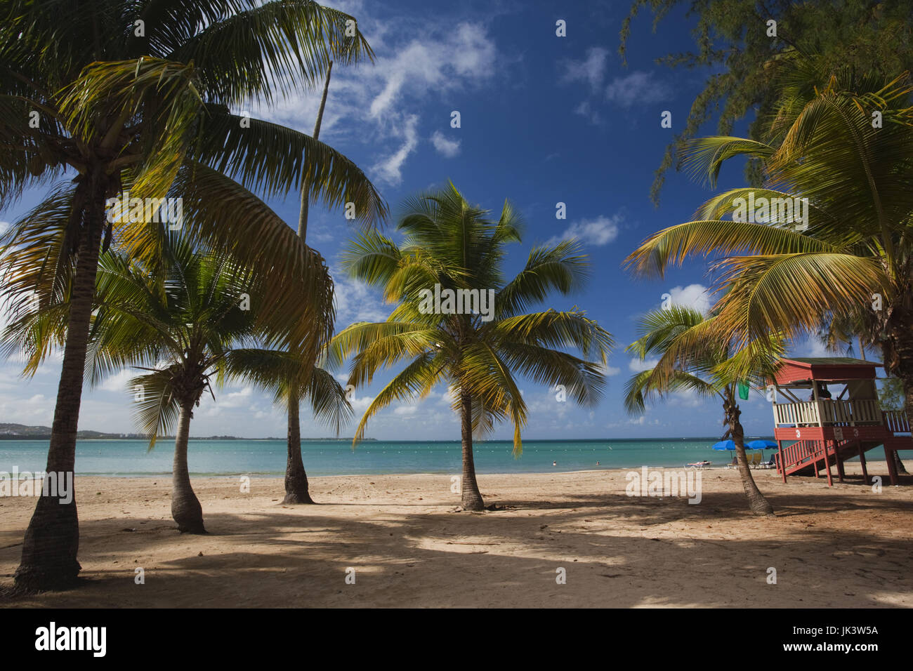 Puerto Rico, East Coast, Luquillo, Playa Luquillo Beach Stock Photo - Alamy