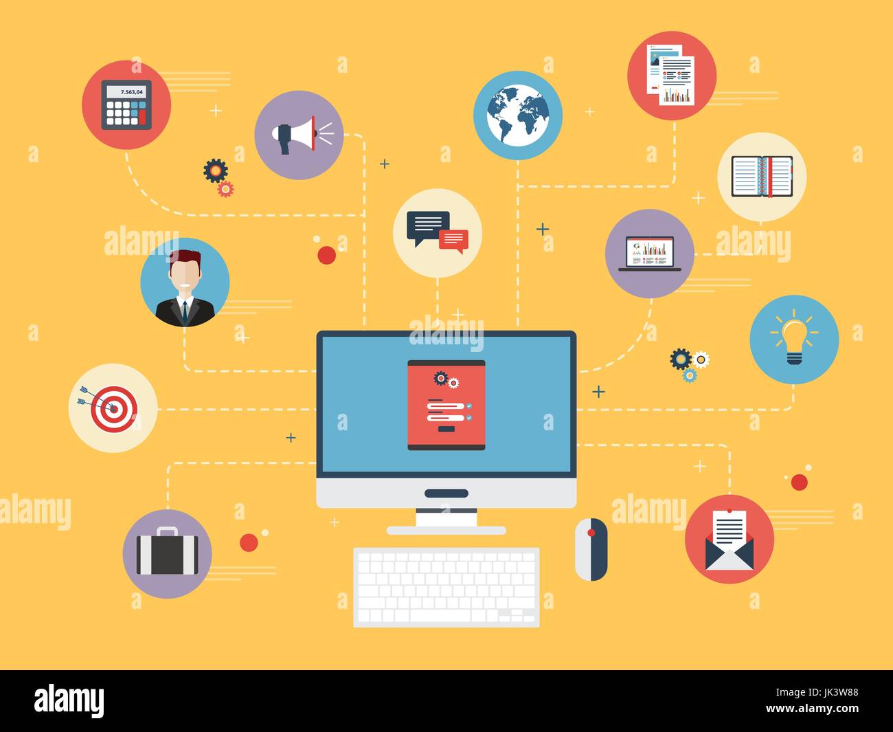 System screen hi-res stock photography and images - Alamy