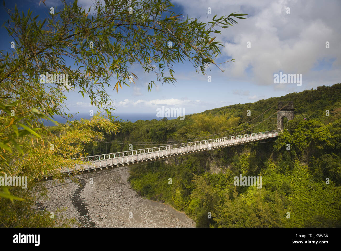 France, Reunion Island, East Reunion, Ste-Anne, Pont des Anglais, late ...