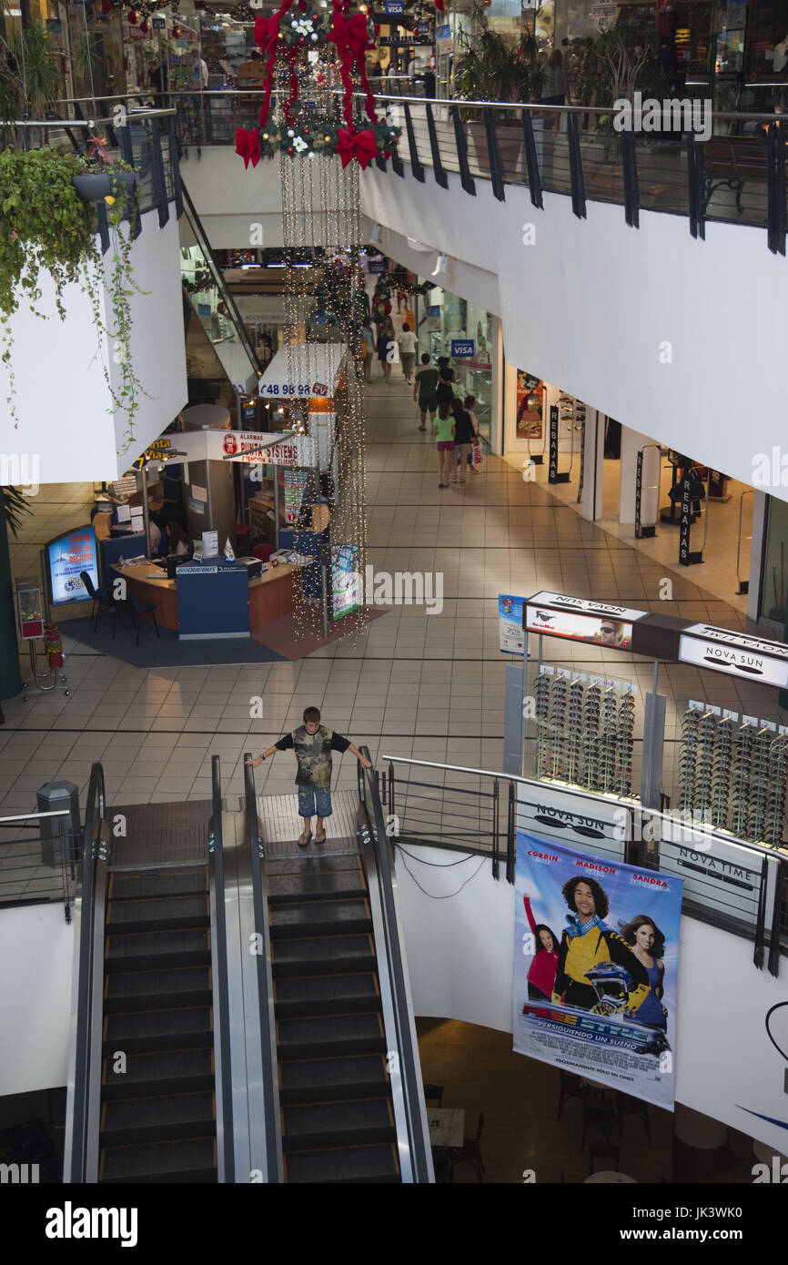 Uruguay, Punta del Este, Punta Shopping Mall, interior Stock Photo - Alamy