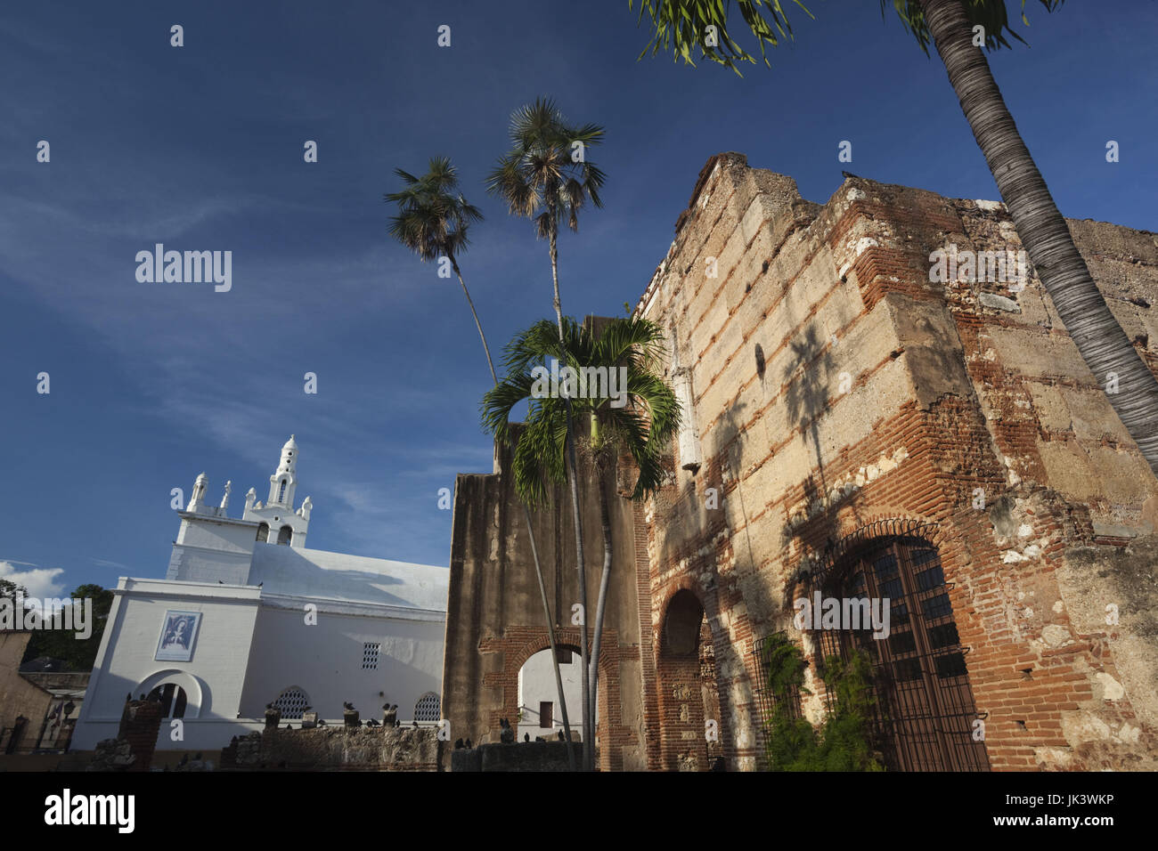 Dominican Republic, Santo Domingo, Zona Colonial, ruins of San Nicholas ...