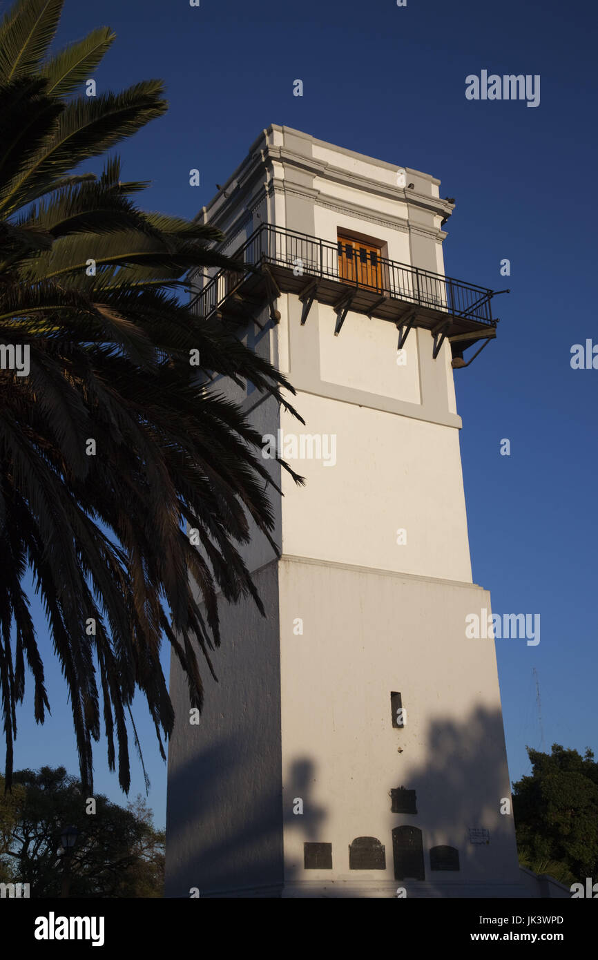 Uruguay, Maldonado, Plaza de la Torre del Vigia, colonial watchtower ...