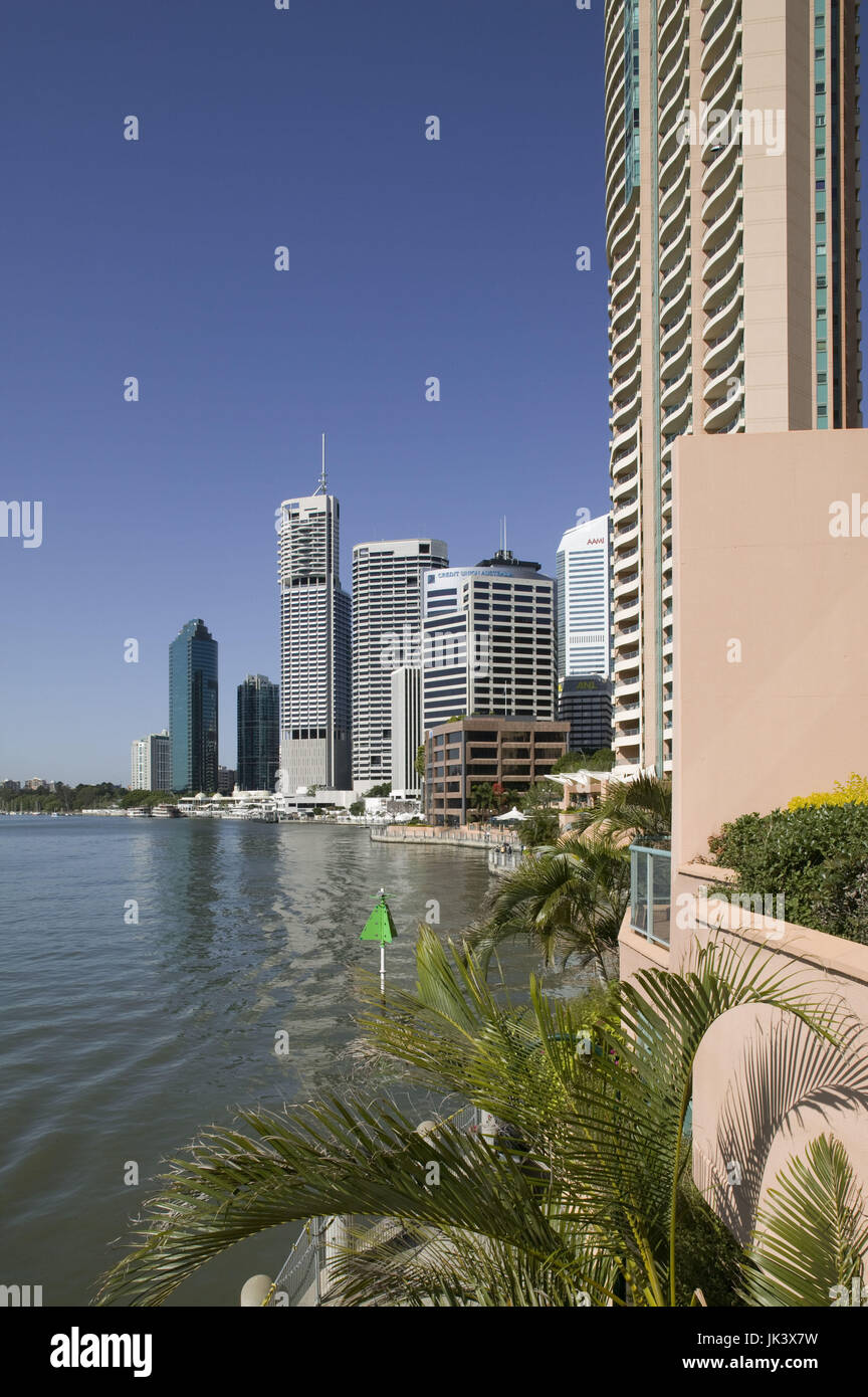 By riverside centre along the brisbane river hi-res stock photography ...