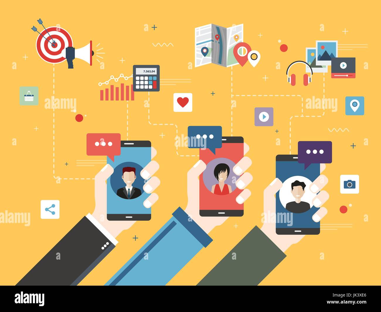 Telephone messages Stock Vector Images - Alamy