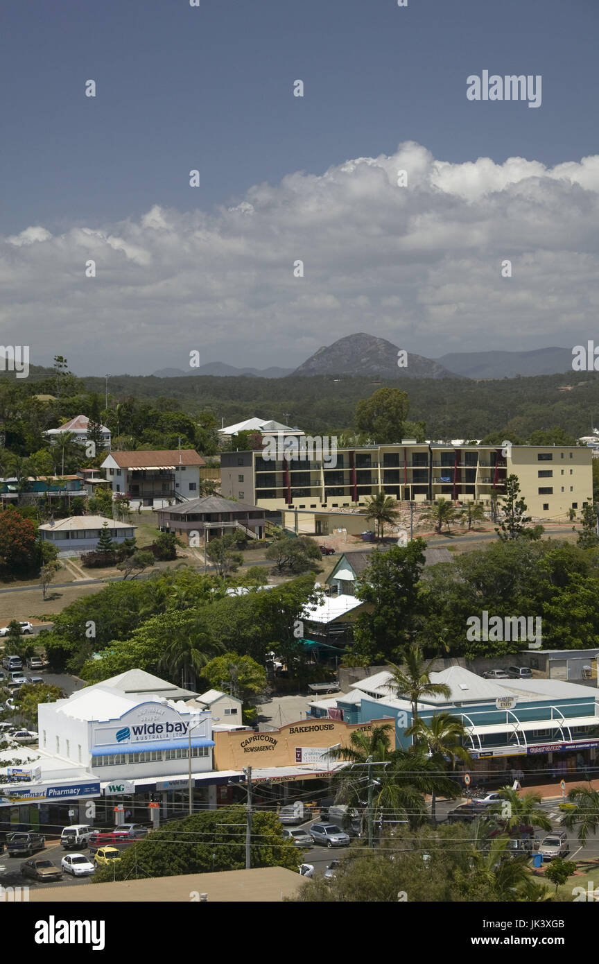 Australia, Queensland, Capricorn Coast, Yeppoon, Town View Stock Photo ...