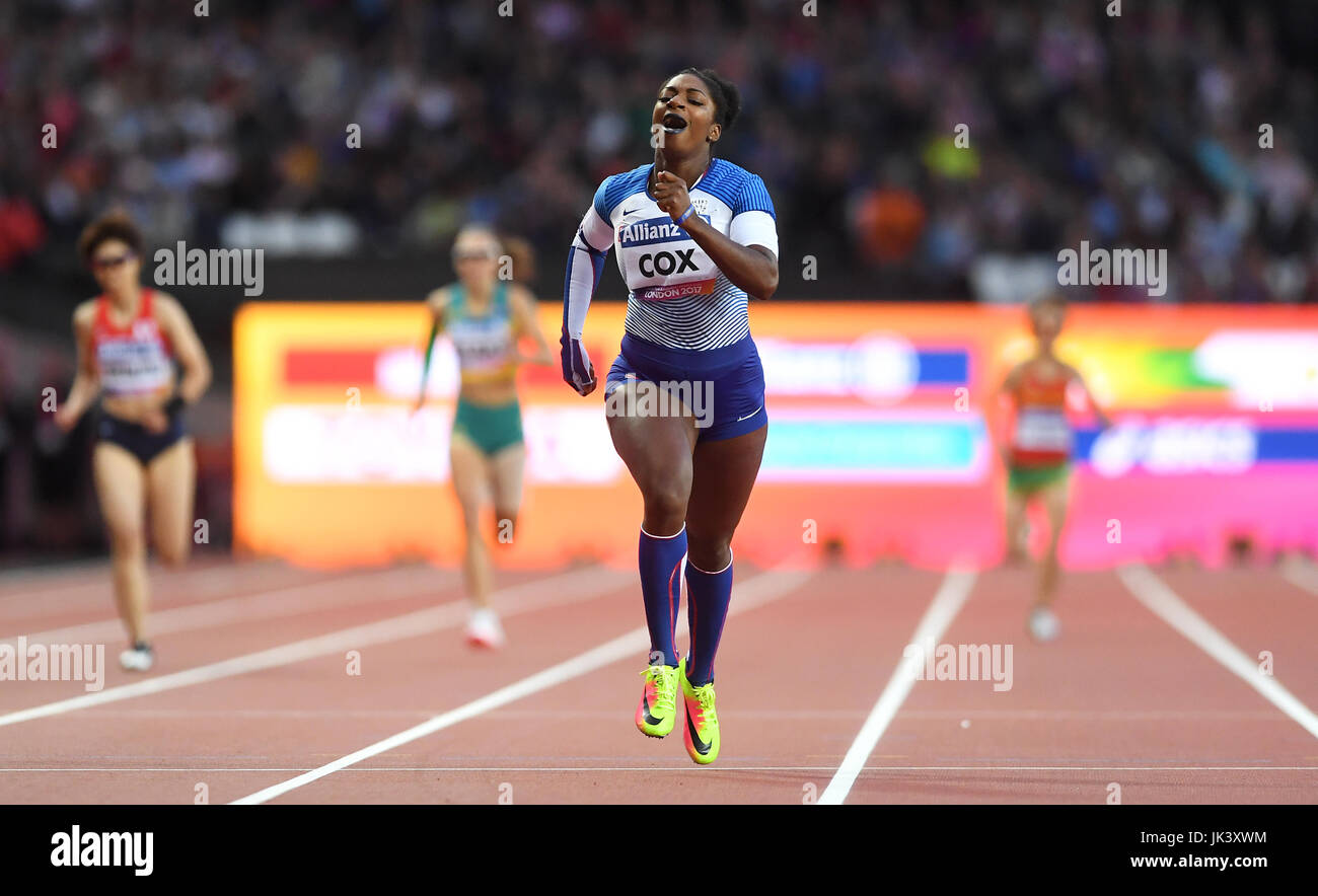 Great Britain's Kadeena Cox winning the Women's 400m T38 Final during ...