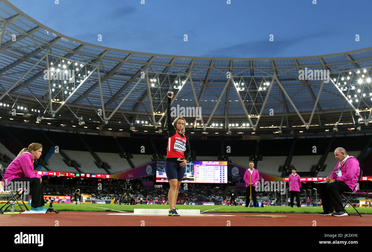 Shot Put Field Layout