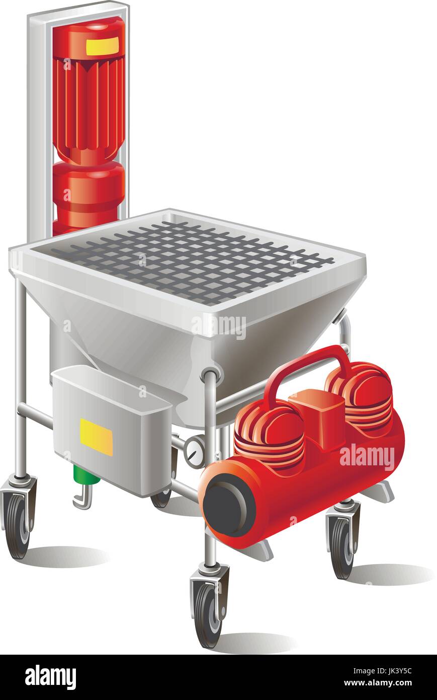 vector illustration of plaster stations in the amount of Stock Vector ...